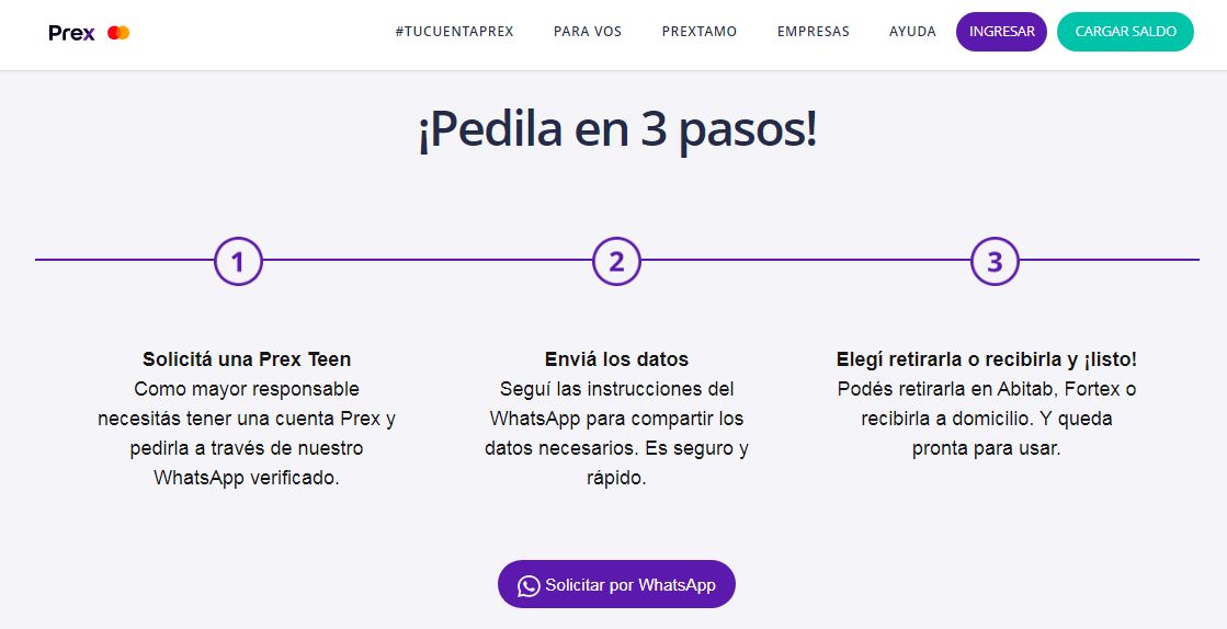 ️ Tarjeta Prex Teen: Requisitos, Beneficios, Cómo solicitarla?